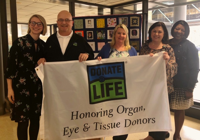 OVMC celebrates National Donate Life month with flag-raising ceremony ...